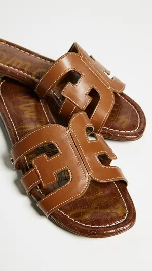 Sam Edelman Bay Slides - Saddle
