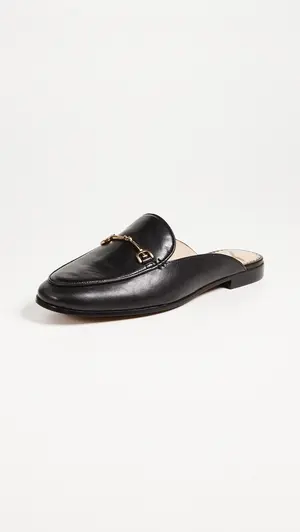 Sam Edelman Linnie Flat Mules - Black