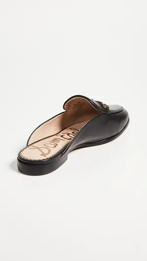 Sam Edelman Linnie Flat Mules - Black