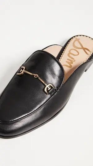 Sam Edelman Linnie Flat Mules - Black