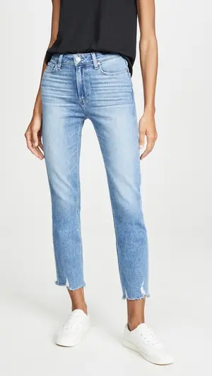 Paige Cindy Jeans With Destroyed Hem
