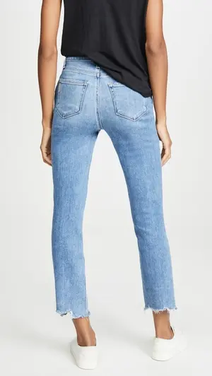 Paige Cindy Jeans With Destroyed Hem