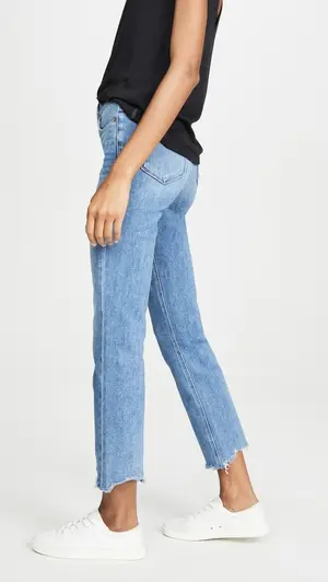 Paige Cindy Jeans With Destroyed Hem