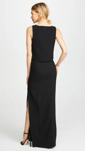 Black Halo Kacie Piece Maxi Dress - Black
