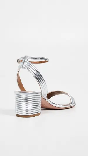 AQUAZZURA Sundance 50 Sandals - Silver