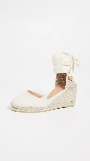 CastaÑer Carina Wedge Espadrilles - Ivory