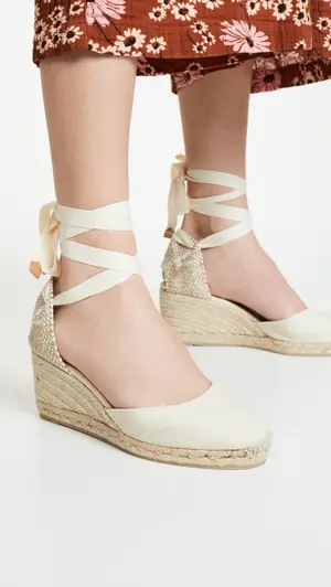 CastaÑer Carina Wedge Espadrilles - Ivory
