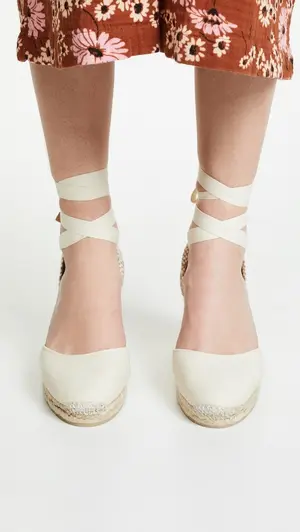 CastaÑer Carina Wedge Espadrilles - Ivory