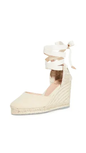 CastaÑer Carina Wedge Espadrilles Natural