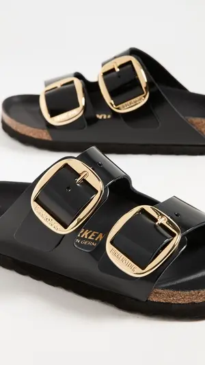BIRKENSTOCK Arizona Big Buckle Sandals - Black