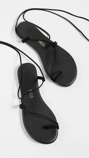 Tkees Jo Lace Up Sandals - Bleeker / Black