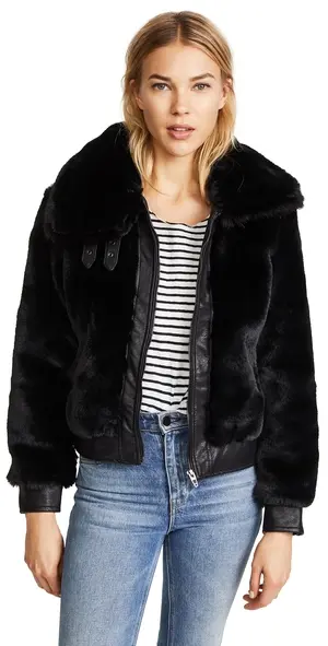Blanknyc Noise Faux Fur Coat