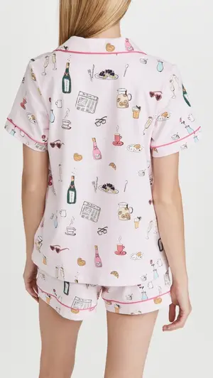 BEDHEAD PAJAMAS Shorty Pajama Set - Let's Do Brunch