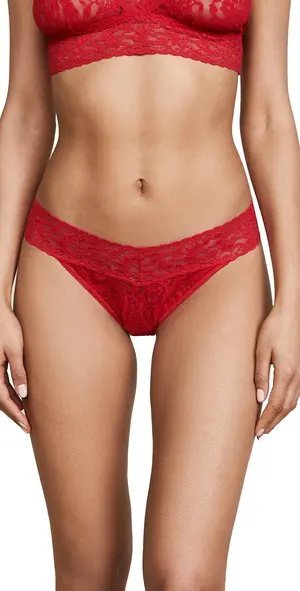 Hanky Panky Signature Lace Original Rise Thong - Red