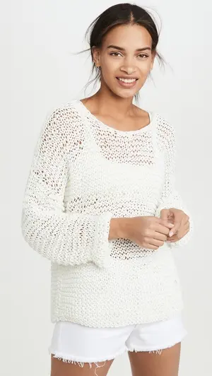 Mikoh Mehetia Long Sleeve Knit Sweater