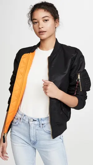 Alpha Industries Ma-1 Reversible Bomber Jacket - Black