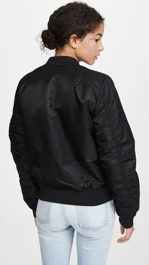 Alpha Industries Ma-1 Reversible Bomber Jacket - Black