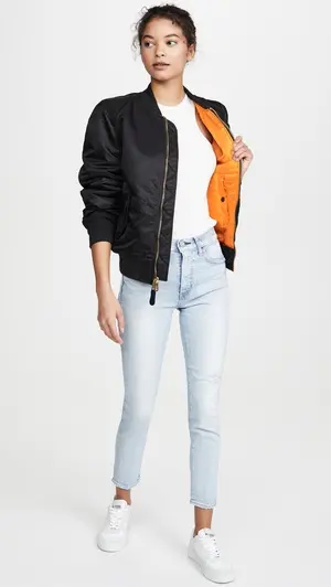 Alpha Industries Ma-1 Reversible Bomber Jacket - Black
