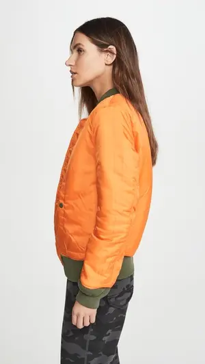 Alpha Industries Ma-1 Reversible Bomber Jacket - Sage
