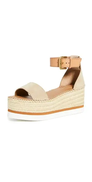 See By Chloé Glyn Flatform Espadrilles