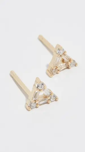 Shashi Trilogy Stud Earrings