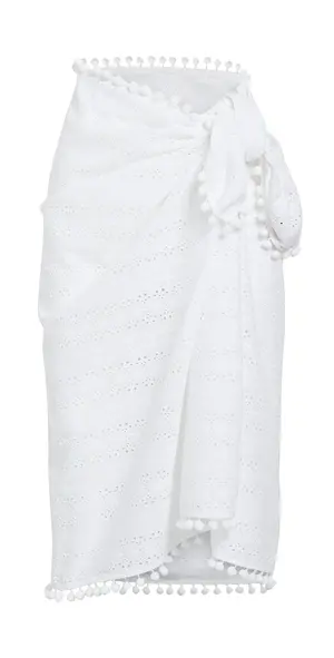 Playa Lucila Eyelet Sarong