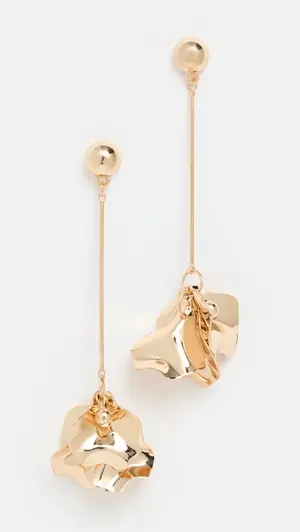 Shashi Petunia Earrings - Gold