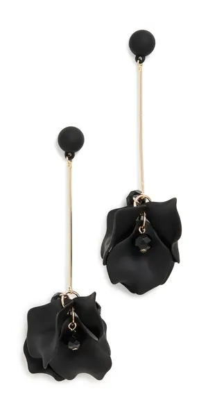 Shashi SHASHI Petunia Earrings Noir