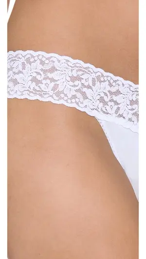 Hanky Panky Original Rise Cotton 3 Pack - Black/white/chai