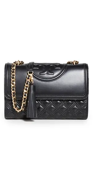 Tory Burch Fleming Convertible Shoulder Bag - Black