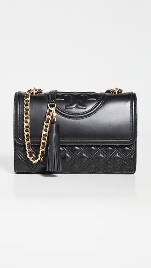 Tory Burch Fleming Convertible Shoulder Bag - Black