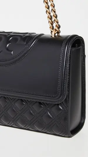 Tory Burch Fleming Convertible Shoulder Bag - Black