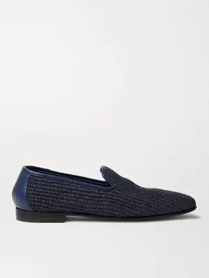 Raffia Loafers For Men