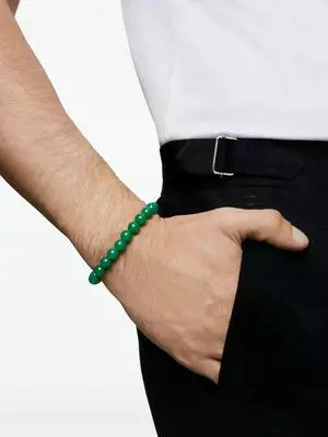 David Yurman 8mm Spiritual Beads Bracelet - Green
