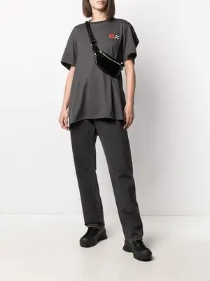 AMBUSH Folded-edge Crew-neck T-shirt