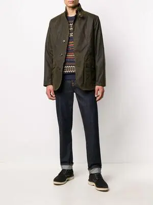 Barbour Waxed Cotton High-neck Jacket