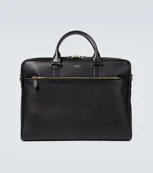 TOM FORD Grained Leather Briefcase - Black