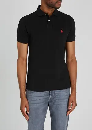 Polo Ralph Lauren Slim Piqué Cotton Polo Shirt