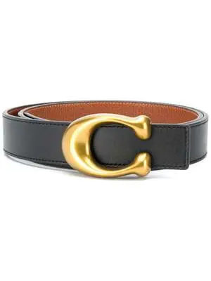 COACH Logo Buckle Belt