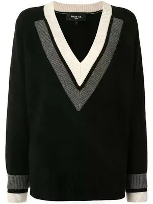 Paule Ka Knitted V-neck Jumper