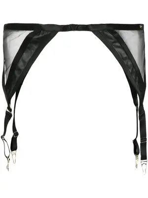 SOMETHING WICKED Mia Semi-sheer Suspenders