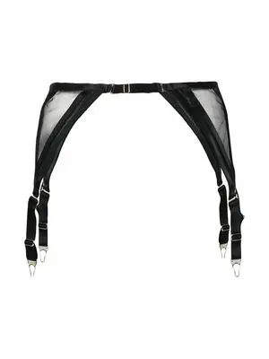 SOMETHING WICKED Mia Semi-sheer Suspenders