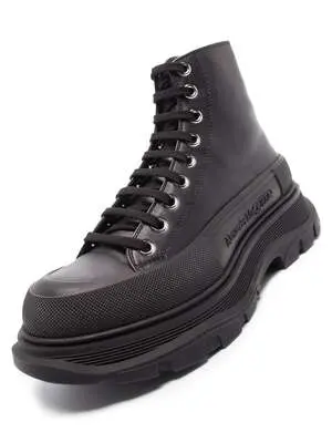 Alexander McQueen Chunky-sole Ankle Boots - Black
