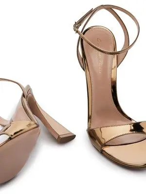 GIANVITO ROSSI Aura 105mm Patent Leather Sandals