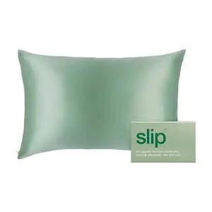 Slip Pure Silk Queen Pillowcase Petal Pistachio