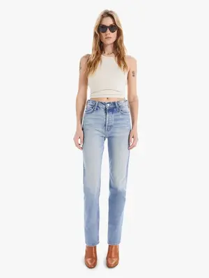 MOTHER The High Waisted Rider Skimp Give It Up Jeans