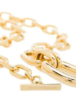 Rabanne Double-wrap Chain Necklace