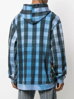 Alchemist Babylon Burning Check Hoodie