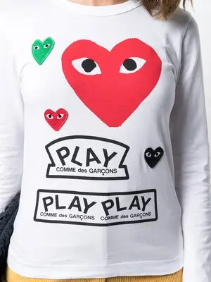 Play Comme Des Garcon Long-sleeved T-shirt