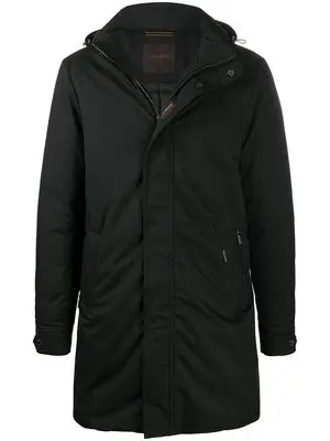 MOORER Hooded Padded Parka Coat